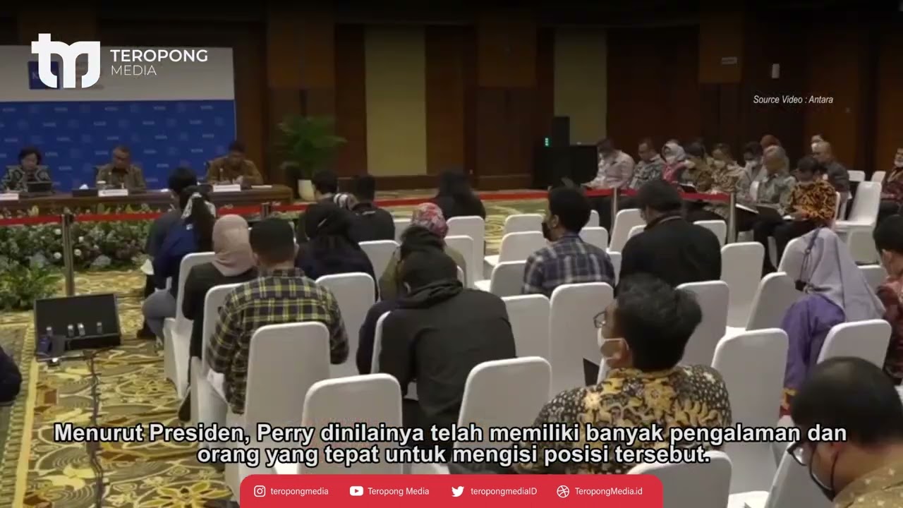 Jokowi Ungkap Alasan Tunjuk Perry Warjiyo jadi Gubernur BI - Teropong Media