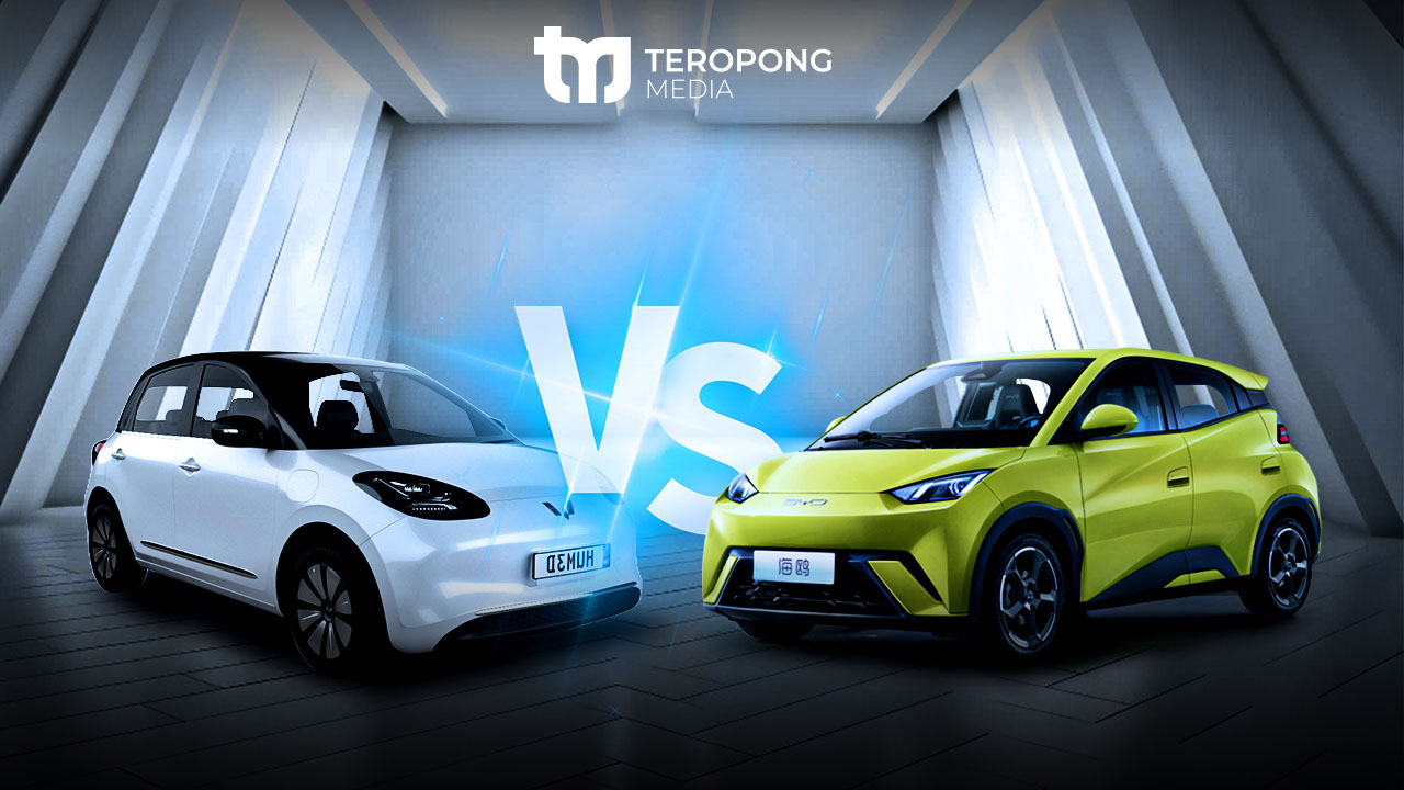 Perbandingan 2 Mobil Listrik Imut, Wuling BinguoEV vs BYD Seagull - Teropong Media