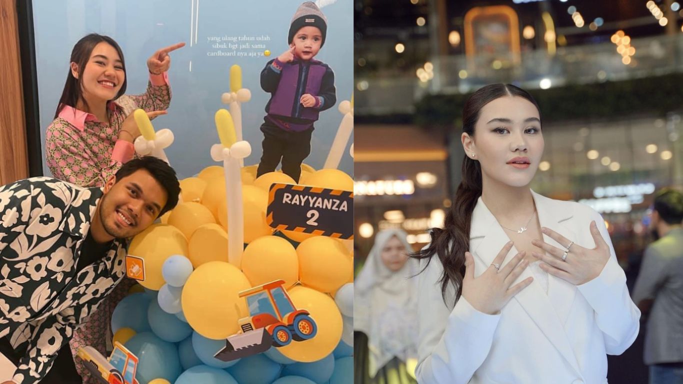 Aaliyah Massaid dan Thariq Halilintar Hadir Dalam Ulang Tahun Rayanza