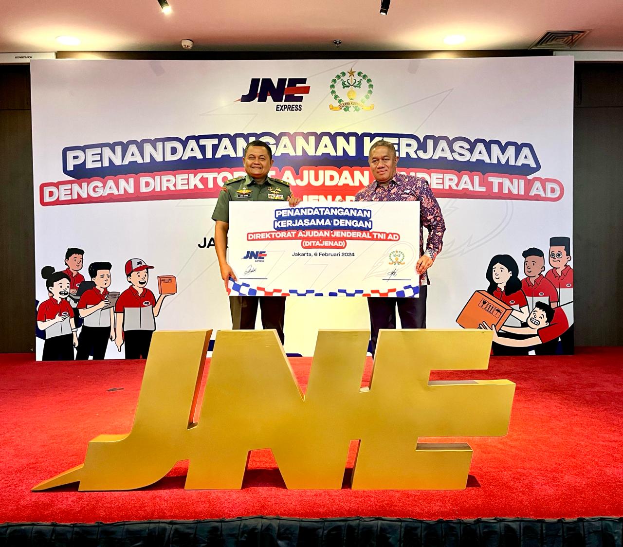 Kinerja Optimal, DITAJENAD Lanjutkan Kerja Sama dengan JNE - Teropong Media
