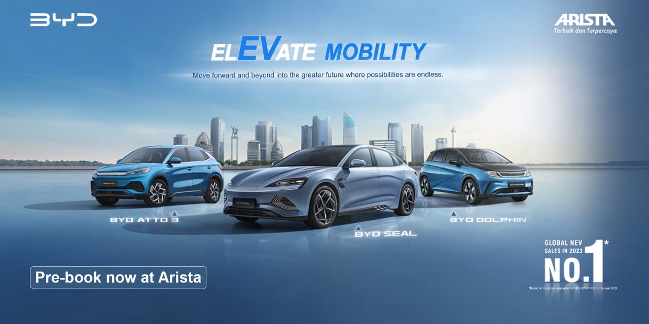 Daftar Harga Resmi Mobil Listrik BYD, Mau yang Mana Nih?