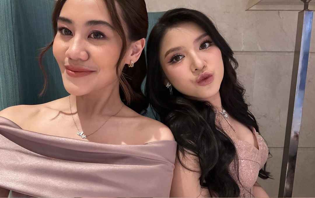 Tiara Andini dan Aaliyah Massaid Tampil Glamor di Pernikahan Mahalini ...