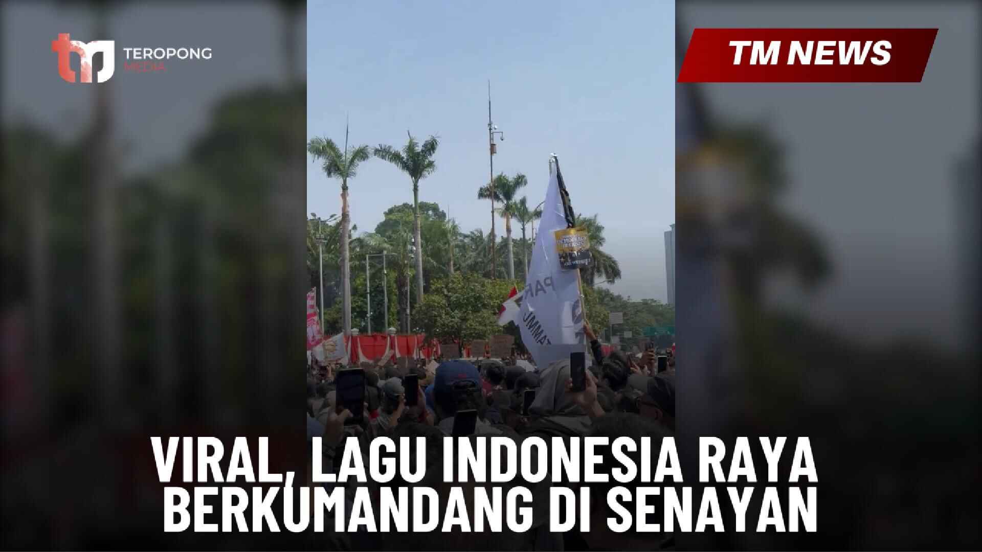 Viral Lagu Indonesia Raya Berkumandang Di Senayan Teropong Media