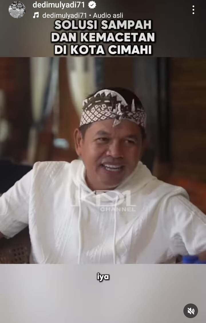 Gubernur Jabar Terpilih Dedi Mulyadi Ternyata Punya Target Tersendiri untuk Kota Cimahi