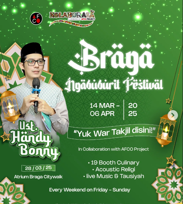 Kajian Spesial Ramadhan 2025: Kajian di Braga Bersama Ustadz Handy Bonny