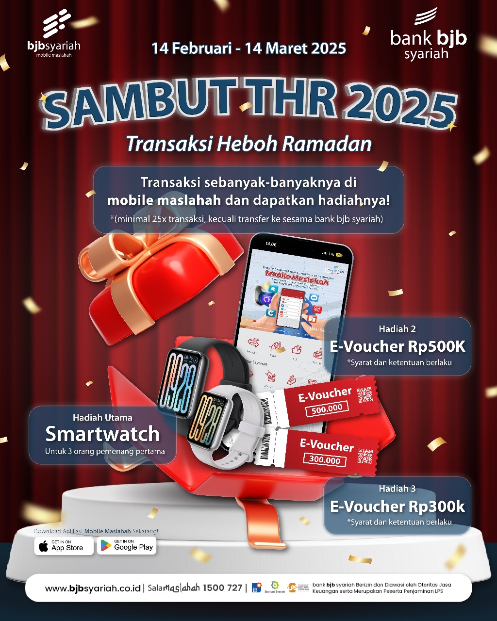 bank bjb syariah Ajak Nasabah Tingkatkan Transaksi di Mobile Maslahah via THR 2025 - Teropong Media