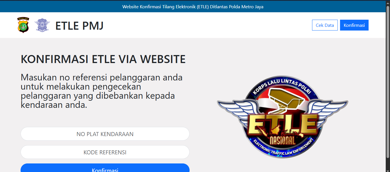 Waspada, Begini Cara Cek Status Tilang ETLE Secara Online - Teropong Media