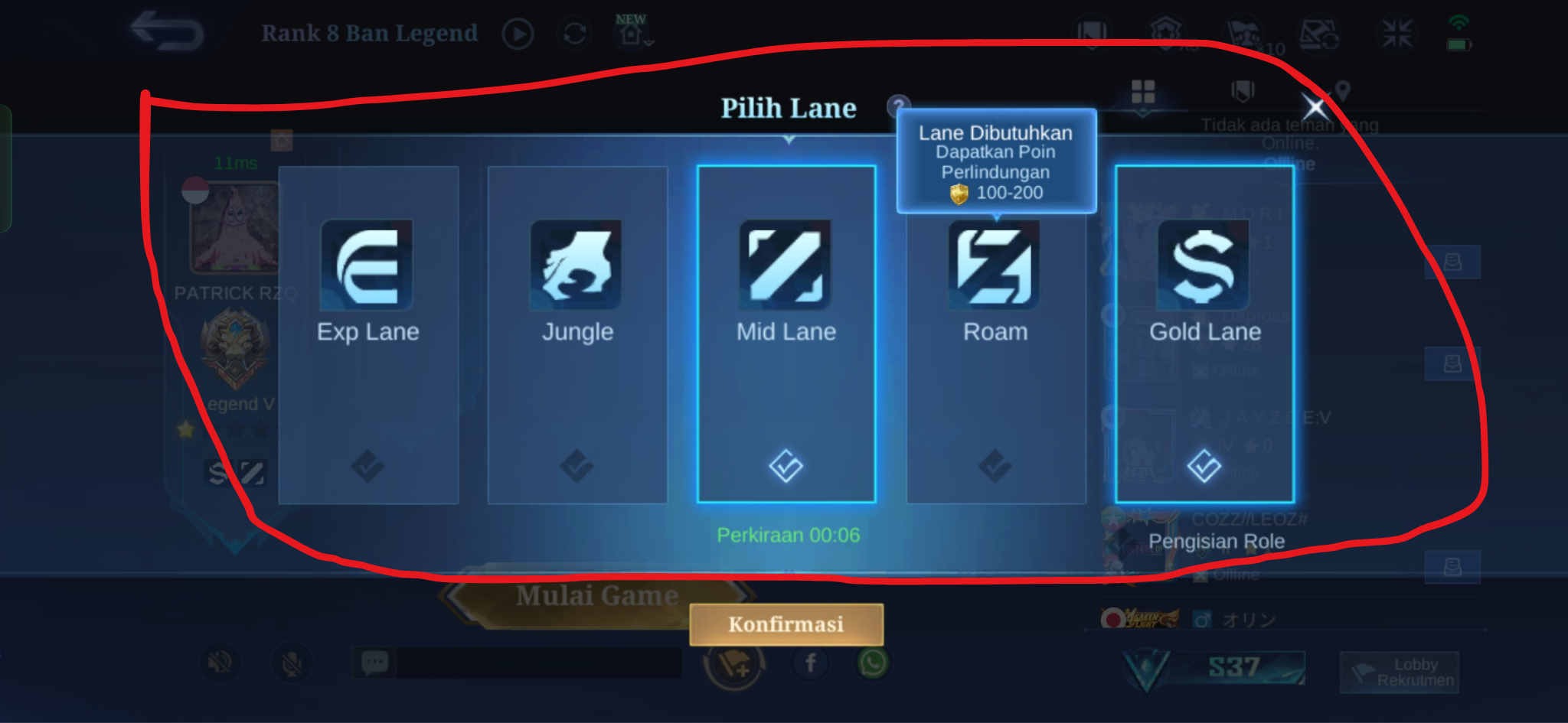 Cara Mengganti Role di Mobile Legends Usai Patch Note Season 37 Dirilis