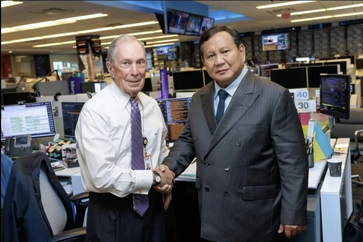 Prabowo Kerja Sama dengan Tokoh Penting Yahudi Michael Bloomberg, Soal ...