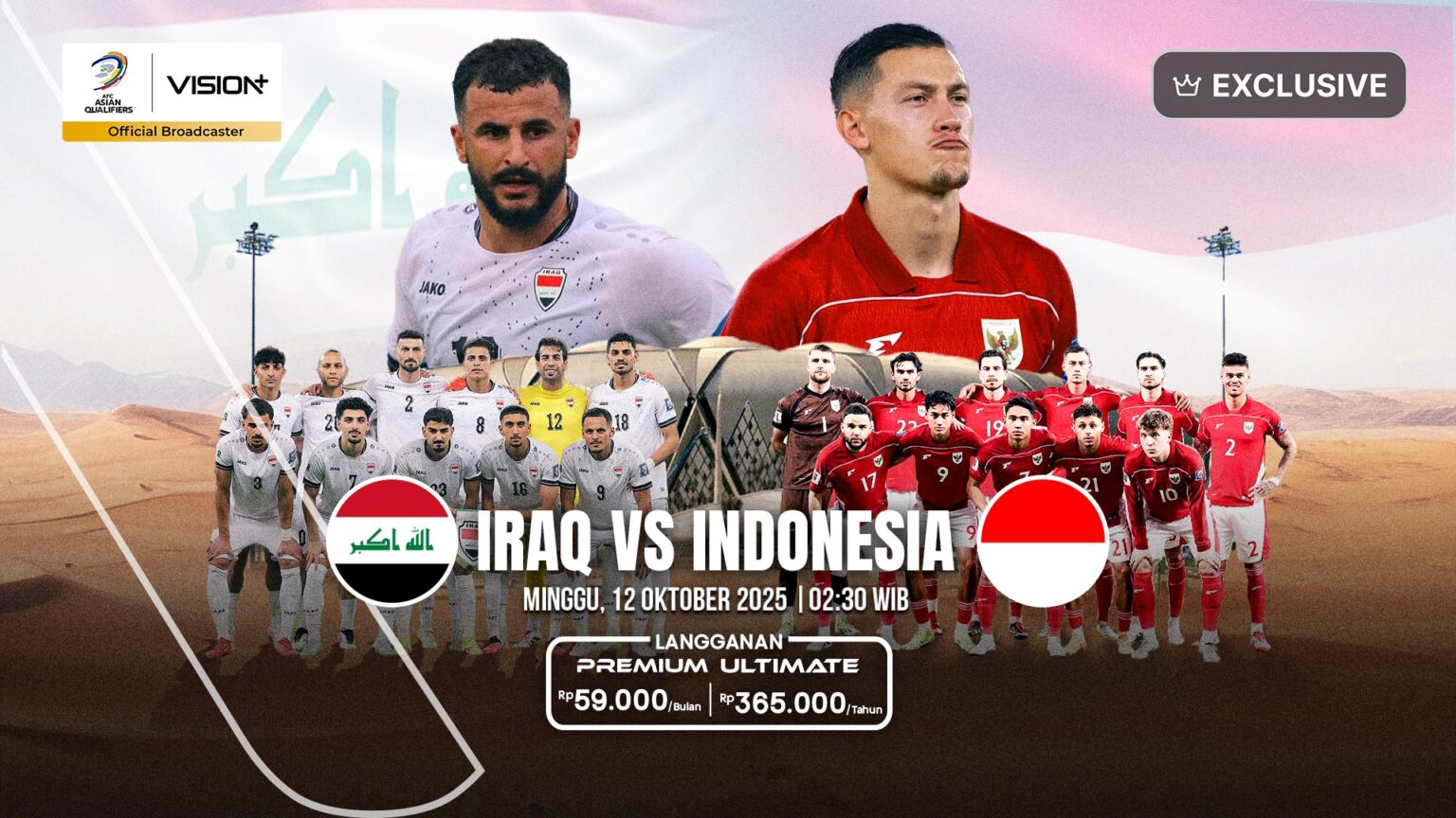 Link Live Streaming Timnas Indonesia vs Irak Kualifikasi Piala Dunia ...