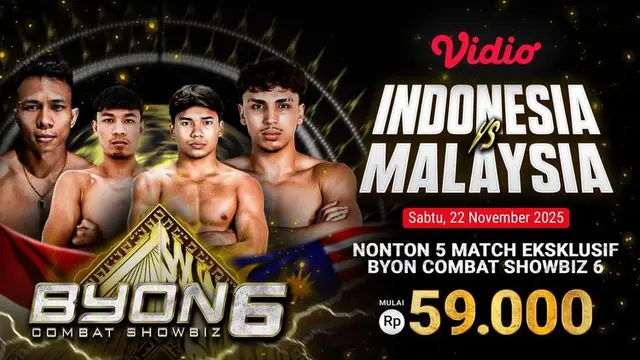 Link Live Streaming Press Conference Byon Combat Showbiz Vol.6, Selain ...